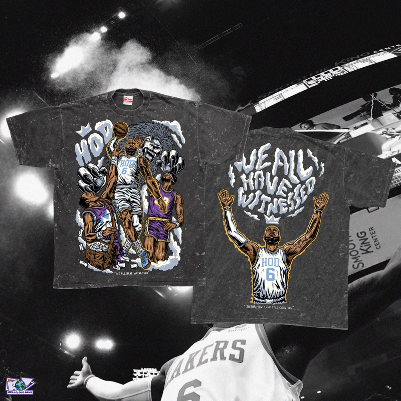 HOD - WE ALL HAVE WITNESSED - LEBRON JAMES SCORING TITLE TEE - HELLO ...