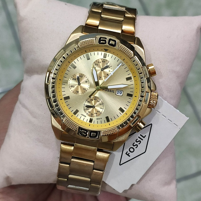 Men's Grant Chronograph Fossil Original Actual Pic. U.S Grade Japan ...