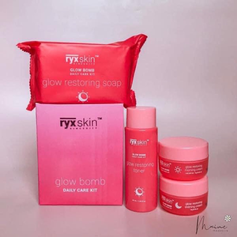 Ryx Skin Glow Bomb Daily Care Kit - Glowbomb Set | Shopee Philippines