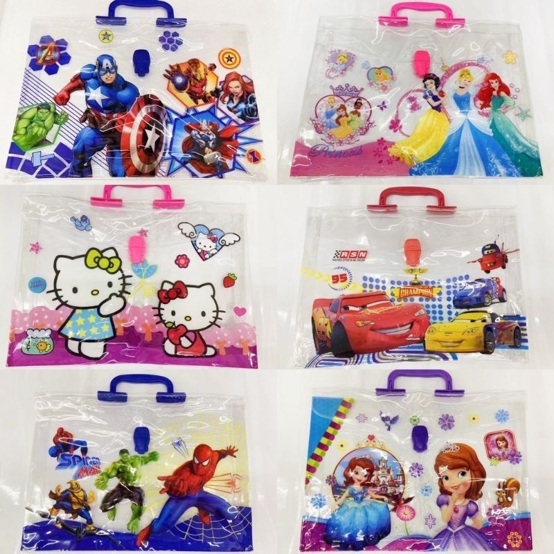 Expanded Long Plastic Envelope Push Lock& Zipper Type with handle ...