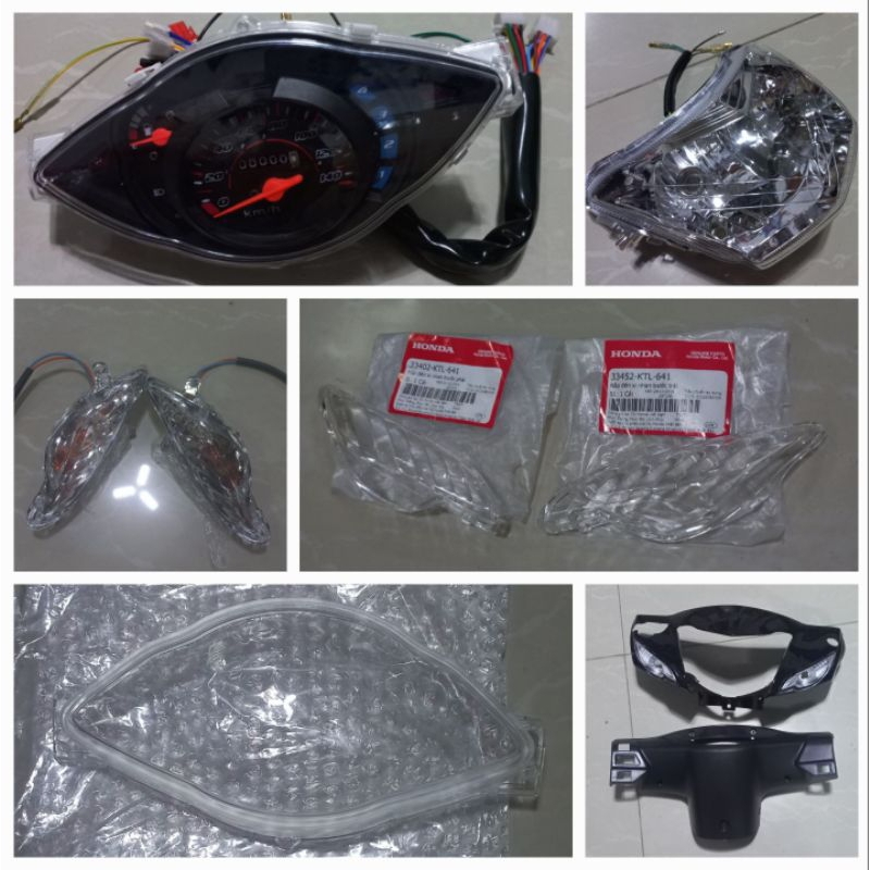 honda wave 100/r cowling set,headlight,winker lens&light,speedometer ...