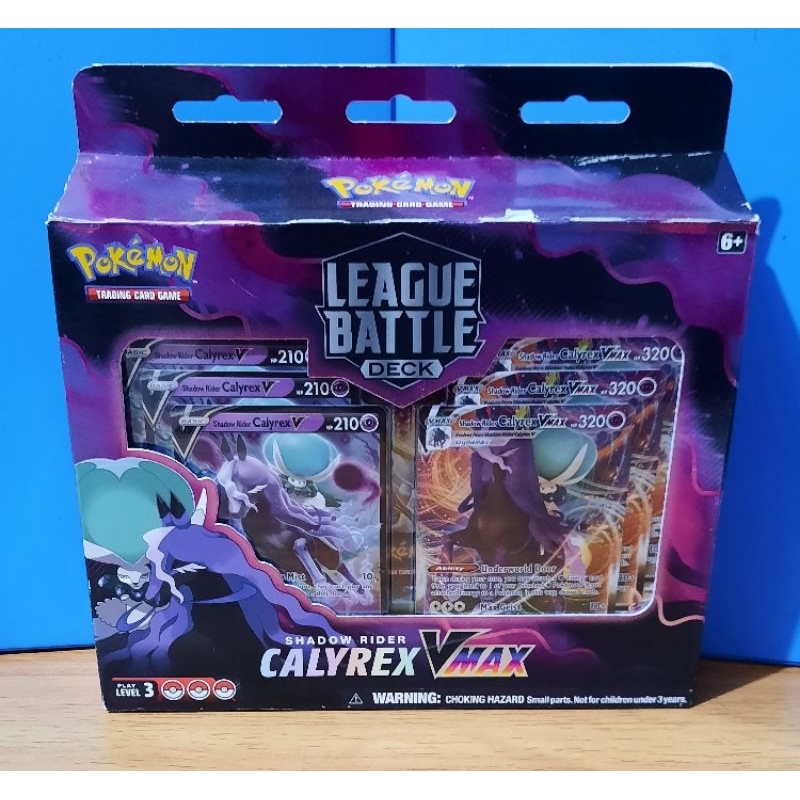 Pokemon Trading Card Game League Battle Deck: Shadow Rider Calyrex Vmax ...