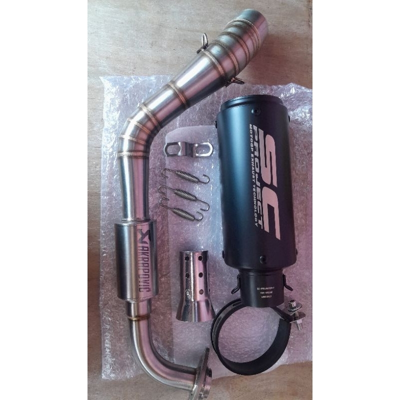 Sc project Full system Exhaust for Aerox v1 v2 & Nmax v2 & v2.1 ...