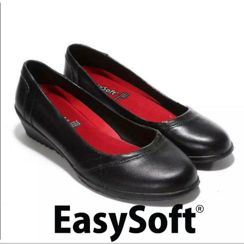 MADELINE Easysoft Black Formal Casual School Shoes for Ladies | Shopee ...