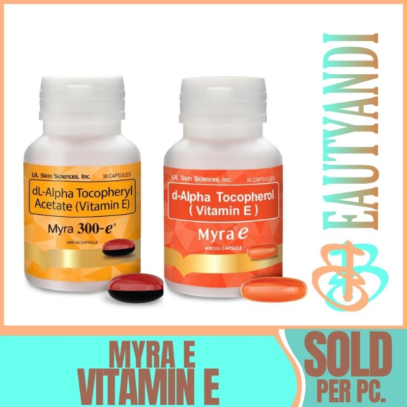 Myra E Vitamin E 400 IU X 30 Capsule | Myra Ultimate | Shopee Philippines