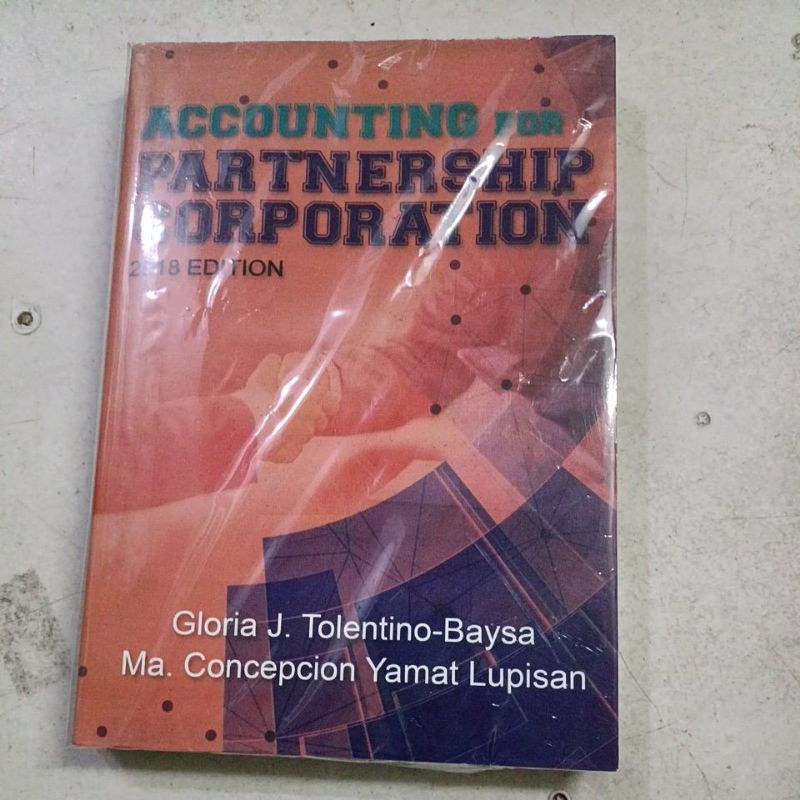 Accounting for partnership Corporation(2018 edition) | Shopee Philippines
