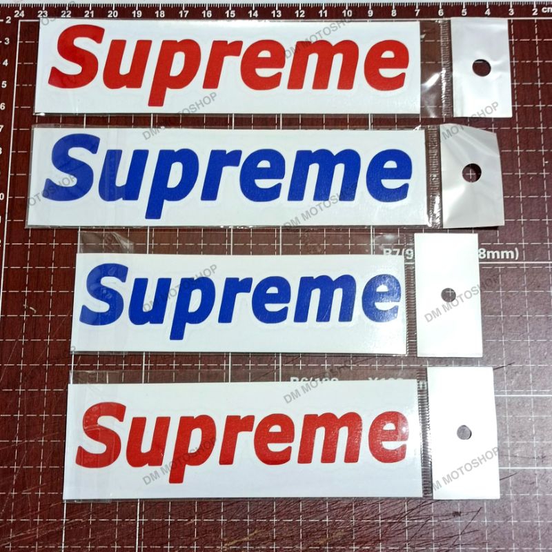 Supreme Design Waterproof Vinyl Stickers - Thai Motorcycle Decals for ...