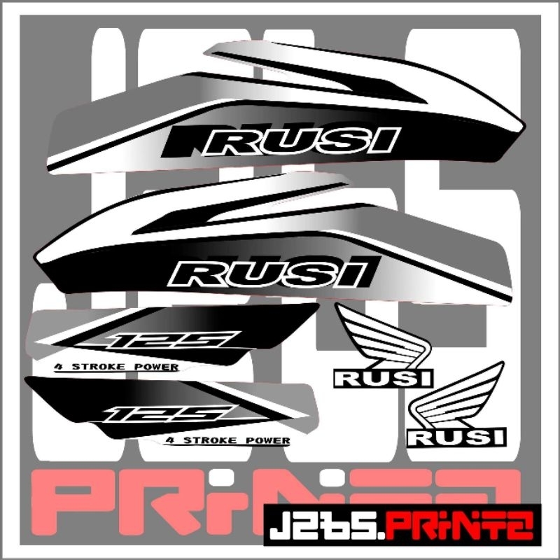 Rusi tc 125 150 175 tmx concept decals | Shopee Philippines