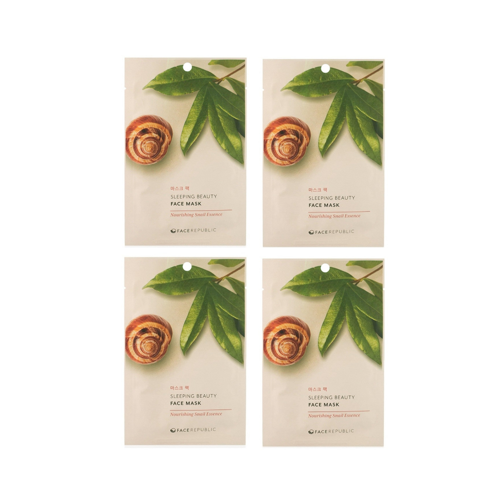 Face Republic Sleeping Beauty Face Mask Nourishing Snail Essence 23g ...