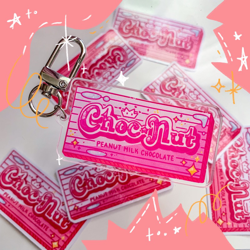 Pabili Po! Nostalgic Candy Acrylic Charm - White Rabbit, Hany, Chocnut ...