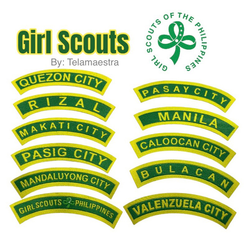 [Patch] Original GSP Girl Scout | Council | Patches | Shopee Philippines