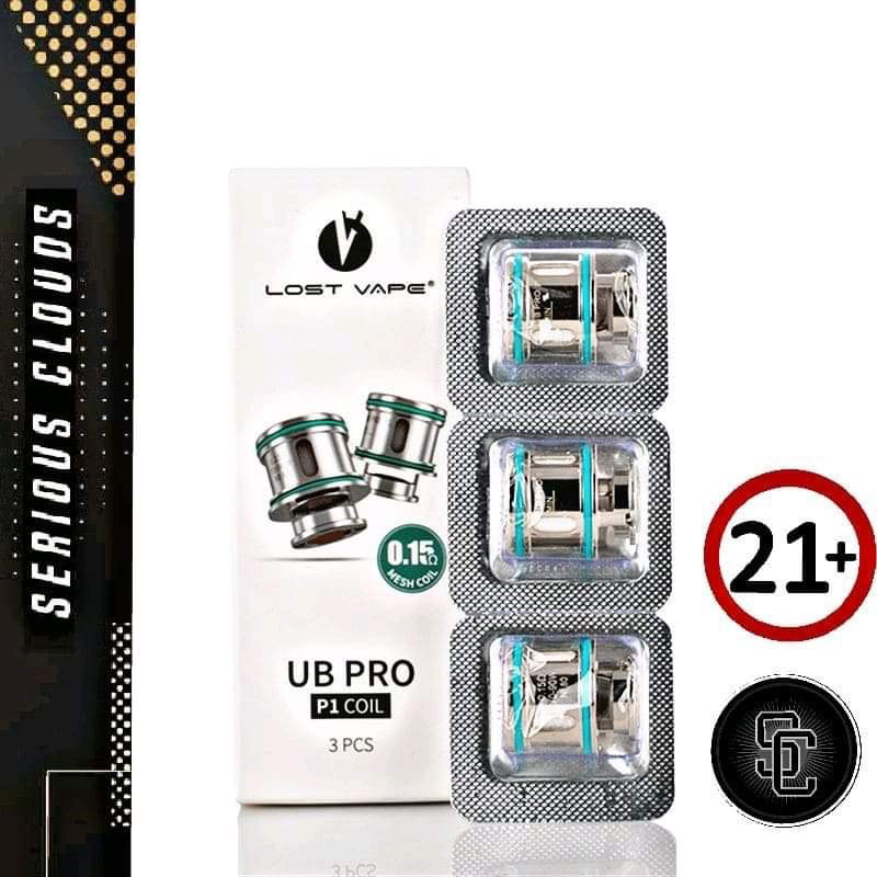 UB Pro P1 Coil 0.15 ohms /UB PRO P3 0.3 - Legit Lost Vape coil /occ ...