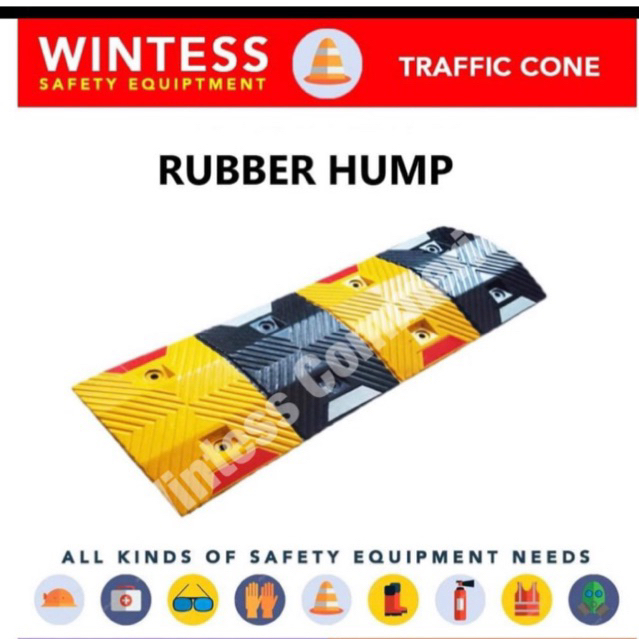 Rubber Humps Speed Bump Speed Hump Cable Protector Heavy Duty | Shopee ...