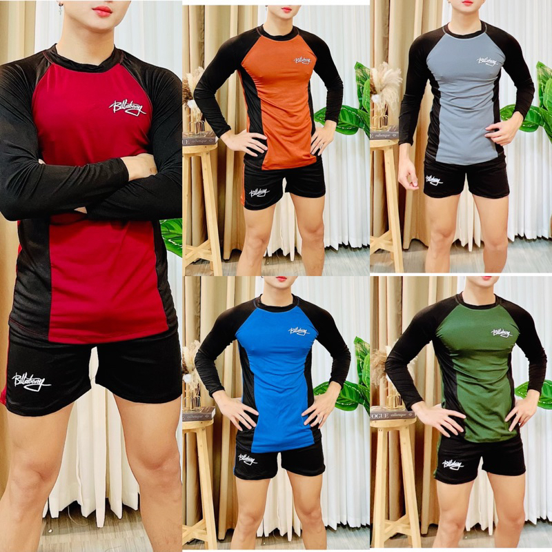 Rush Guard Terno For Men can Fit Medium-XL Frame | Shopee Philippines