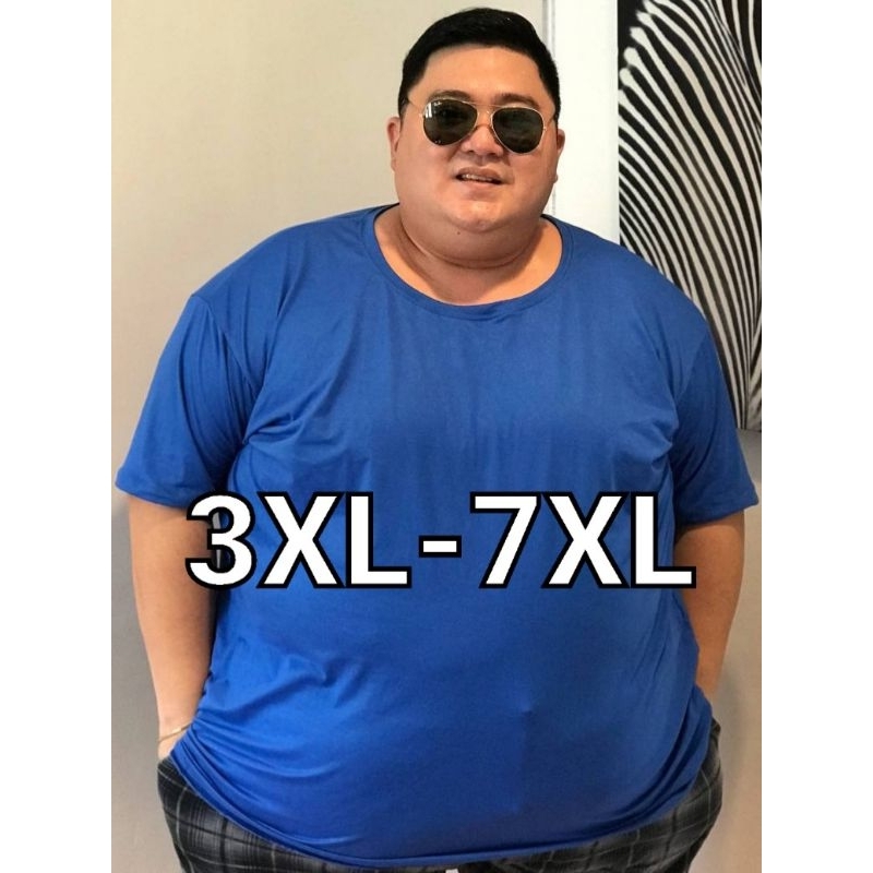 Men's Plus Size Plain T-shirt (3XL-7XL) | Shopee Philippines