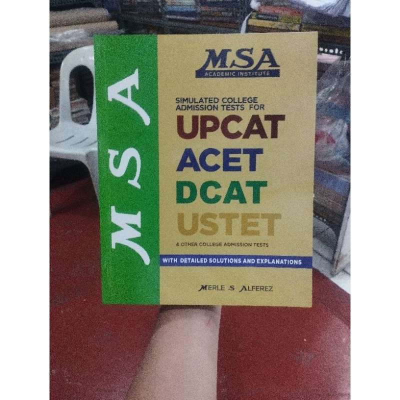 MSA-UPCAT-ACET-DCAT-USTET year 2023 | Shopee Philippines