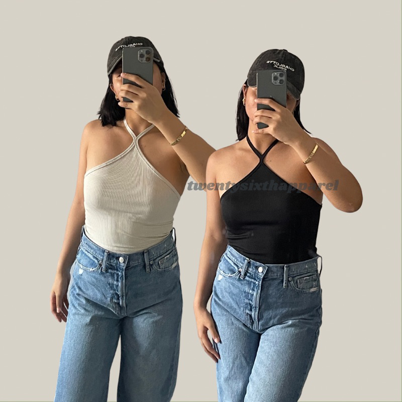 26th Apparel - Backless Cross Tie Top | Shopee Philippines