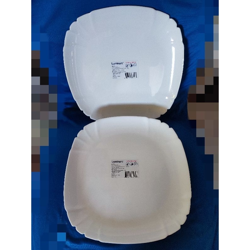 Luminarc Lotusia Flat plate 29cm Dinner Plate (by 6 pcs) | Shopee ...