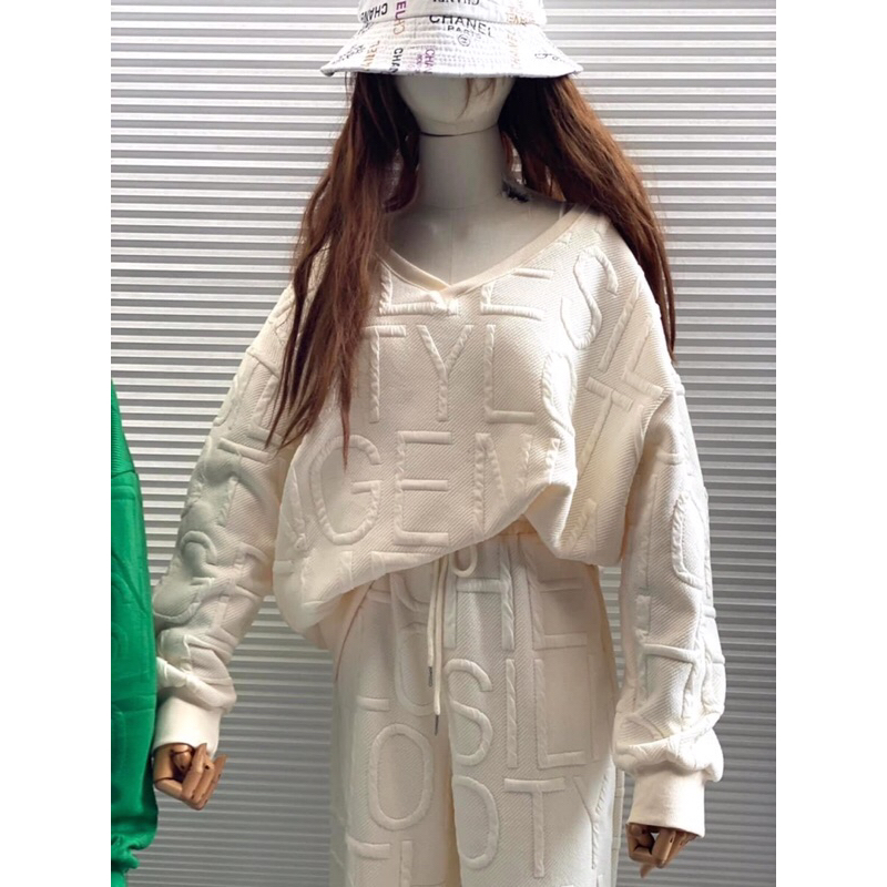 RRX KKUU-TIST V-Neck Terno Pants #6978 | Shopee Philippines