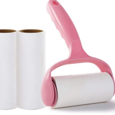 Clothing Sticky Roller Sticky Dust Paper Tearable Adhesive Brush Hair ...