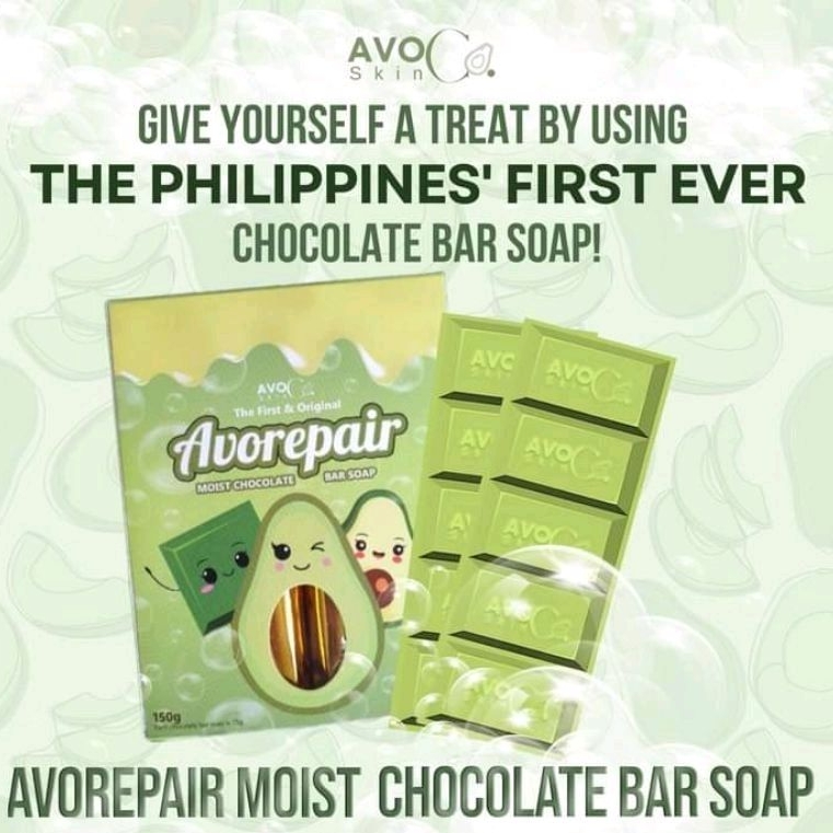 Avo Skin Co. AvoRepair Moist Chocolate Bar Soap - 2 bar soaps in a box ...