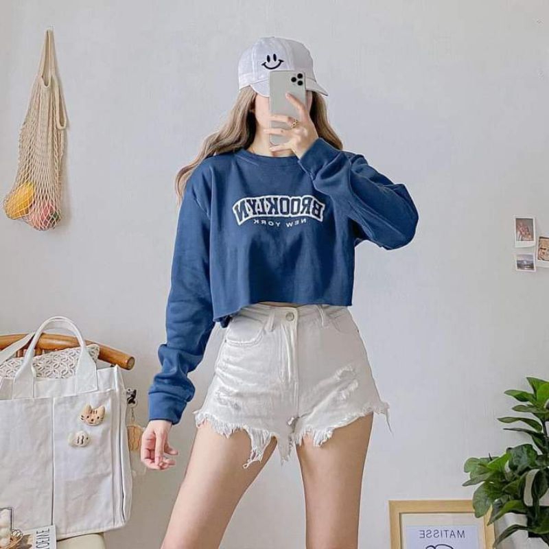 TAIL-LEUR | PULL OVER CROP TOP | Shopee Philippines