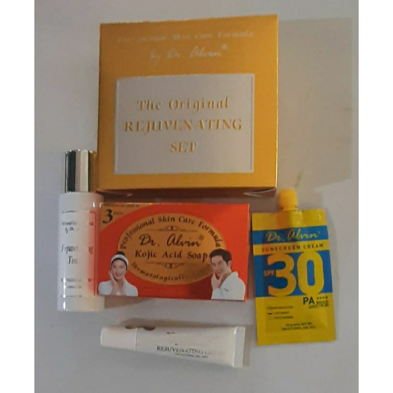 DR ALVIN ORIGINAL GOLD REJUVENATING SET/NEW PACKAGING REJUV 5 IS ALSO ...