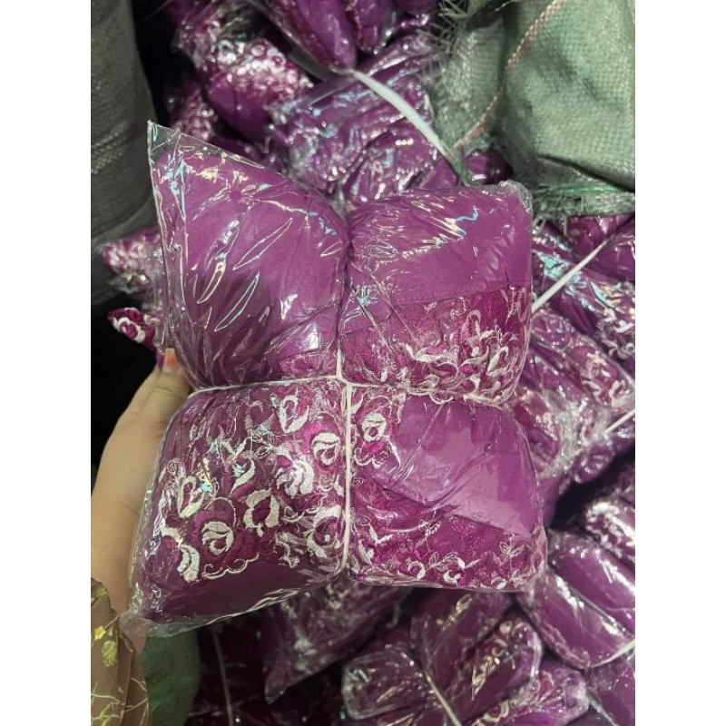 Malaysian Mukna Set Doble Lace | Shopee Philippines