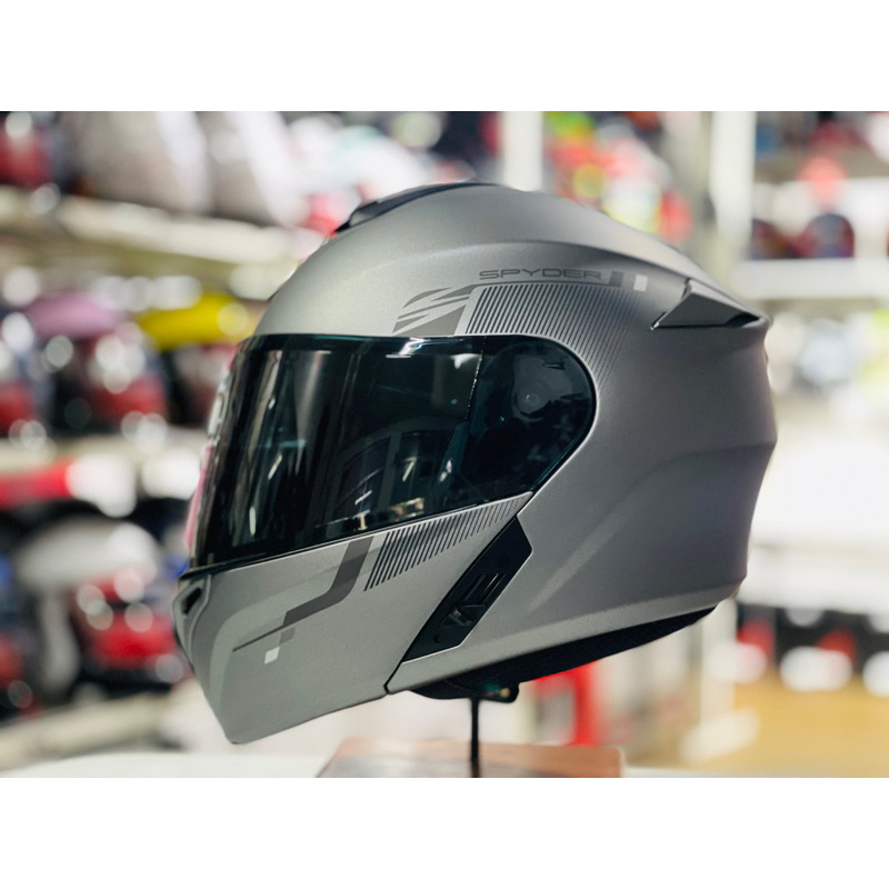 SPYDER ROVER S0 V2 Modular Dual Visor Helmet with Free Clear Visor ...
