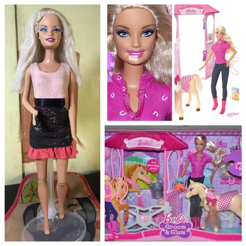 2008 PRELOVED DOLL of barbie groom and glam set- CEO DOL ONLY | Shopee ...
