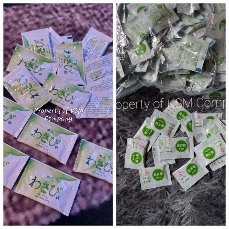 Authentic Japanese WASABI Paste 5g, Straight from Japanese Mart (SOLD ...