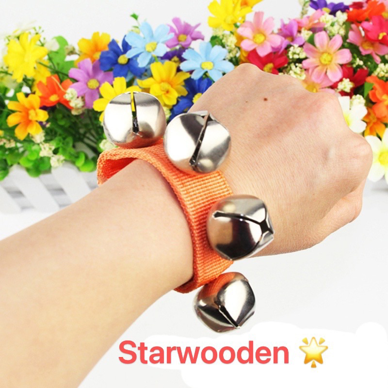 Wrist bells and foot for children young with ring s dance hand bell ...