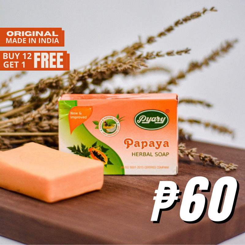 Pyary Papaya Soap Onhand | Shopee Philippines