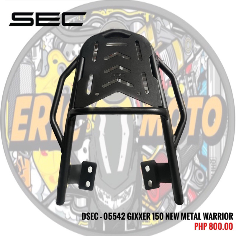 suzuki gixxer fi 2021 & up sec top box bracket metal warrior | Shopee ...