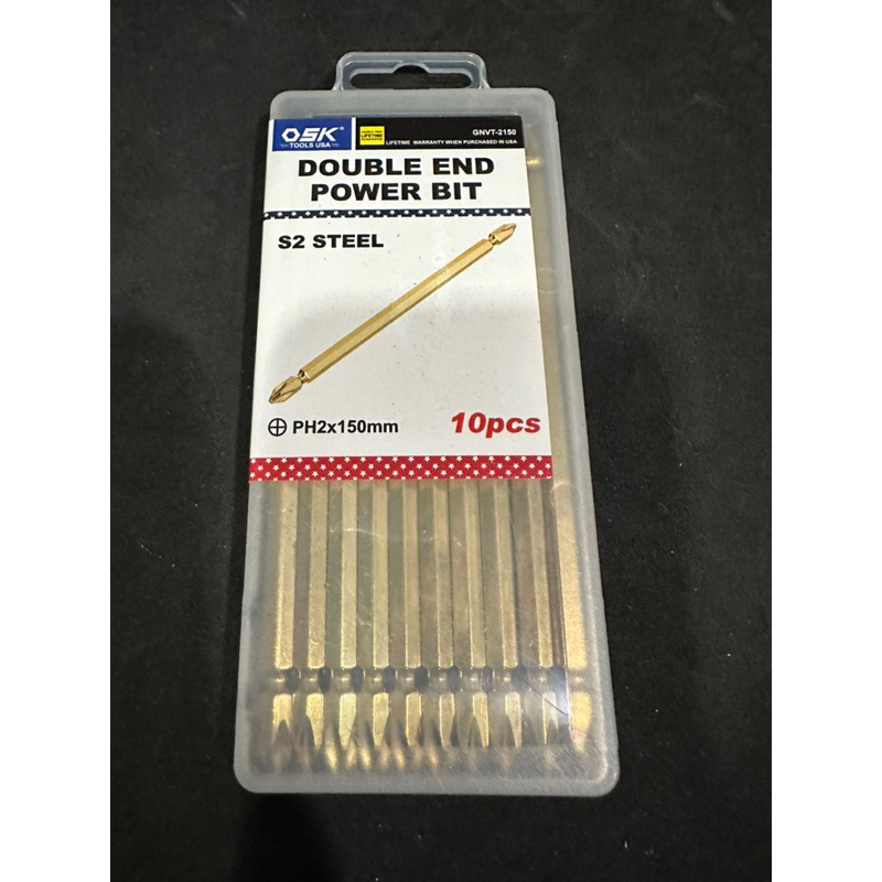OSK TOOLS USA GNVT-2150 Magnetic Tip Double End Bit | Shopee Philippines