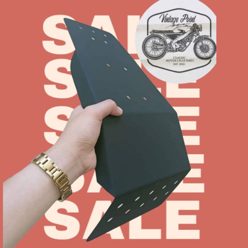 Skidplate skid plate for cafe racer plug and play rusi 250, keeway 152 ...