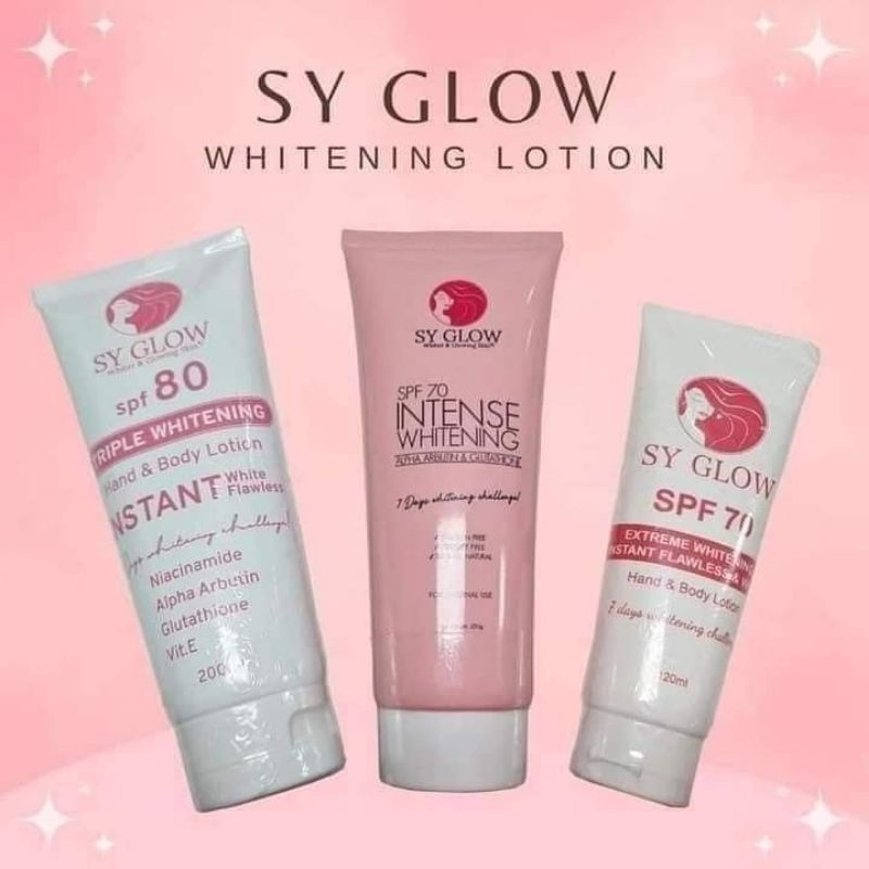 SY GLOW LOTION SPF 70 250G | Shopee Philippines