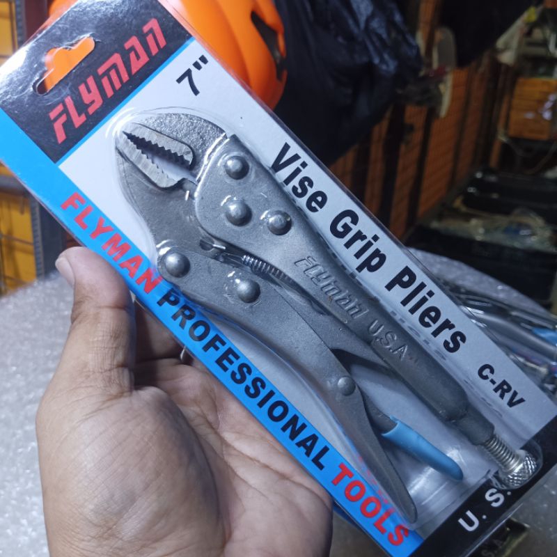 vise grip 7 inches original flyman brand heavy duty equipment | Shopee ...