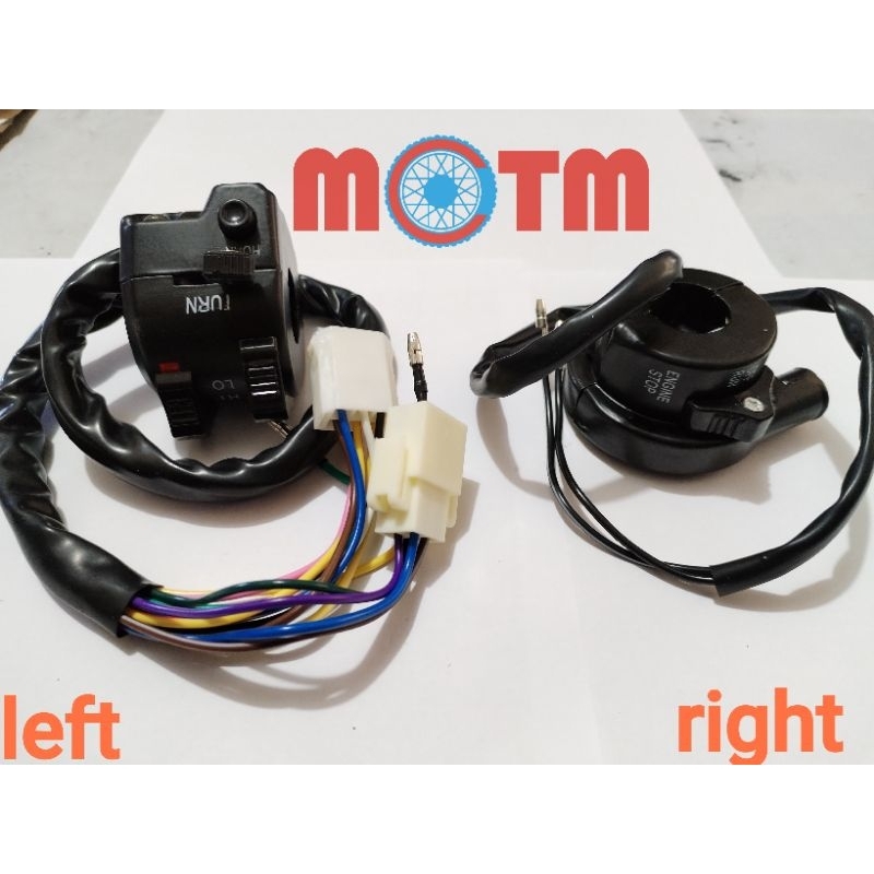 HANDLE SWITCH ASSEMBLY FOR YAMAHA DT125 (LEFT / RIGHT) | Shopee Philippines