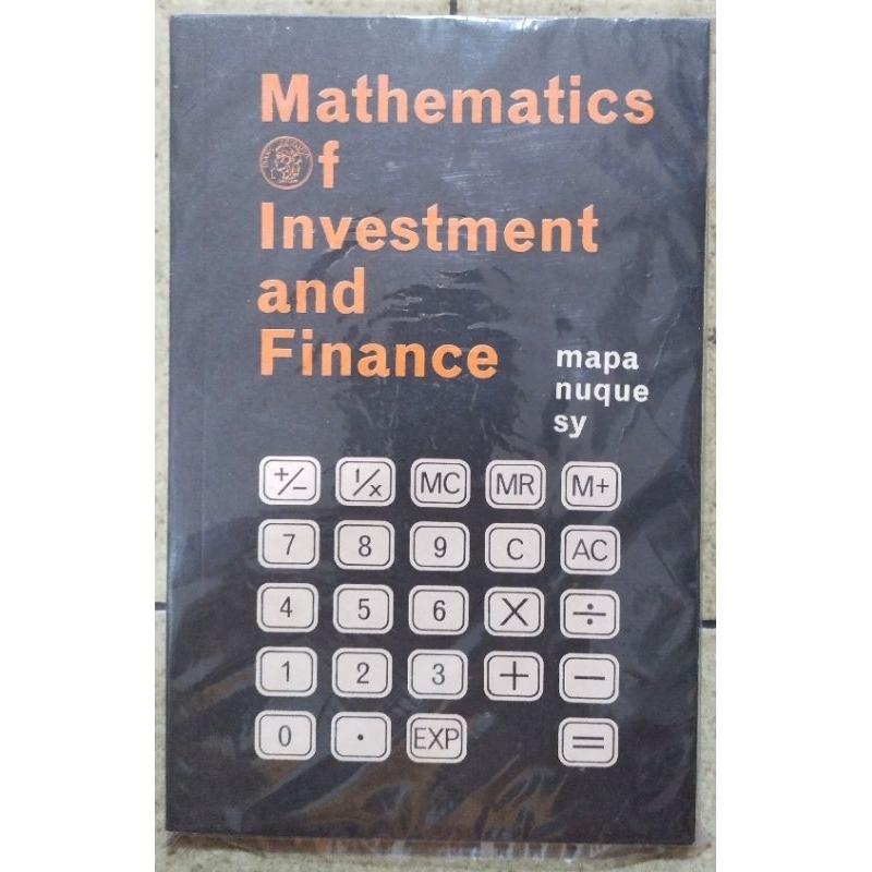 MATHEMATICS OF INVESTMENT AND FINANCE by mapa-nuque-sy | Shopee Philippines