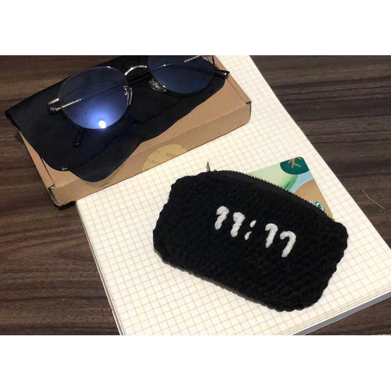 Crochet Black Aesthetic Coin Purse (HANDMADE) | Shopee Philippines