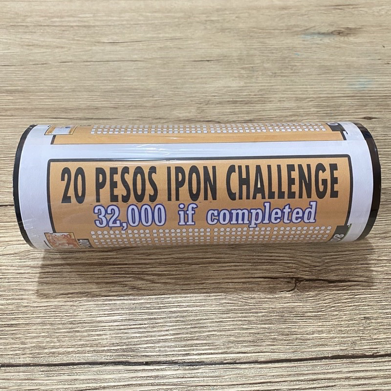 CCH 20 Pesos Bill Ipon Challenge Alkansya 32,000 if completed 9 inches ...