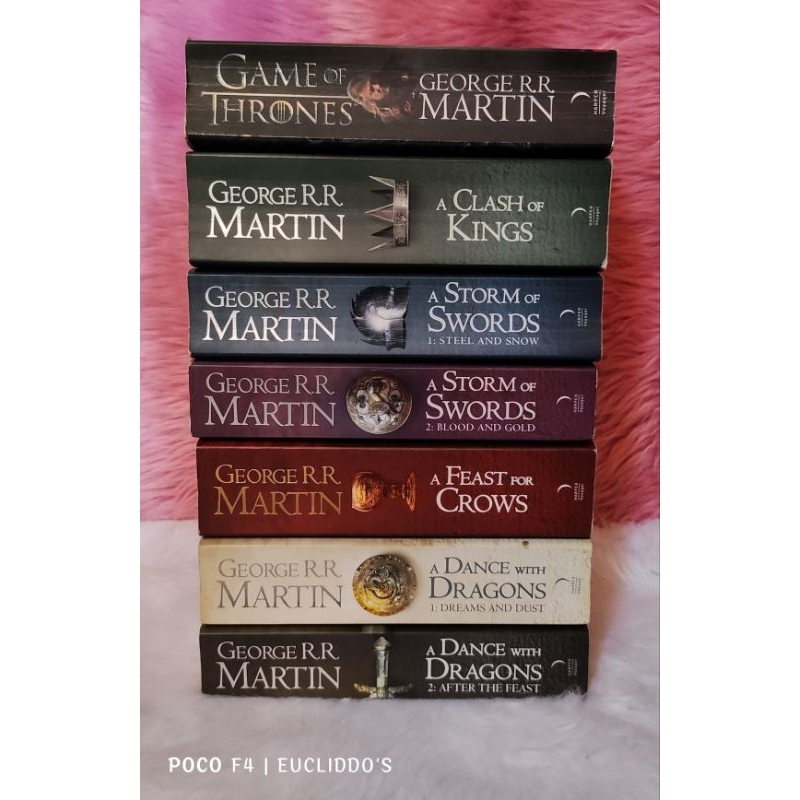 A Song of Ice and Fire (Game of Thrones) Book Series by George R.R ...
