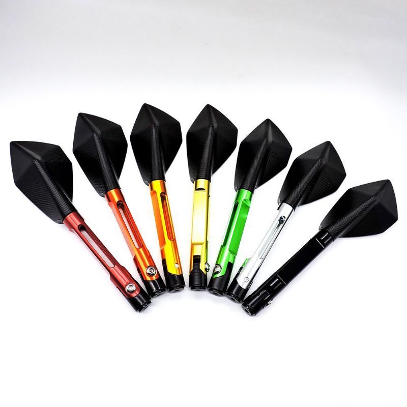 Pyramid Small Side Mirror Motorcycle Rear View Mirror cnc | Shopee ...