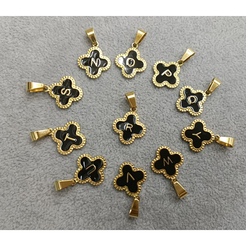 Stainless Steel Fancy Alphabet Pendant Necklace(M-Z) | Shopee Philippines