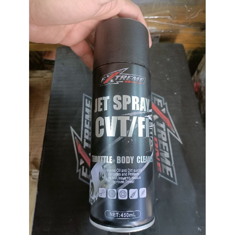 EXTREME ONE JET SPRAY CVT/FI THROTTLR BODY CLEANER (450ML) | Shopee ...