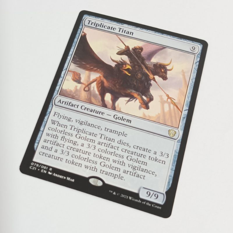 MTG Card TRIPLICATE TITAN Magic the Gathering Trading Card Game ...
