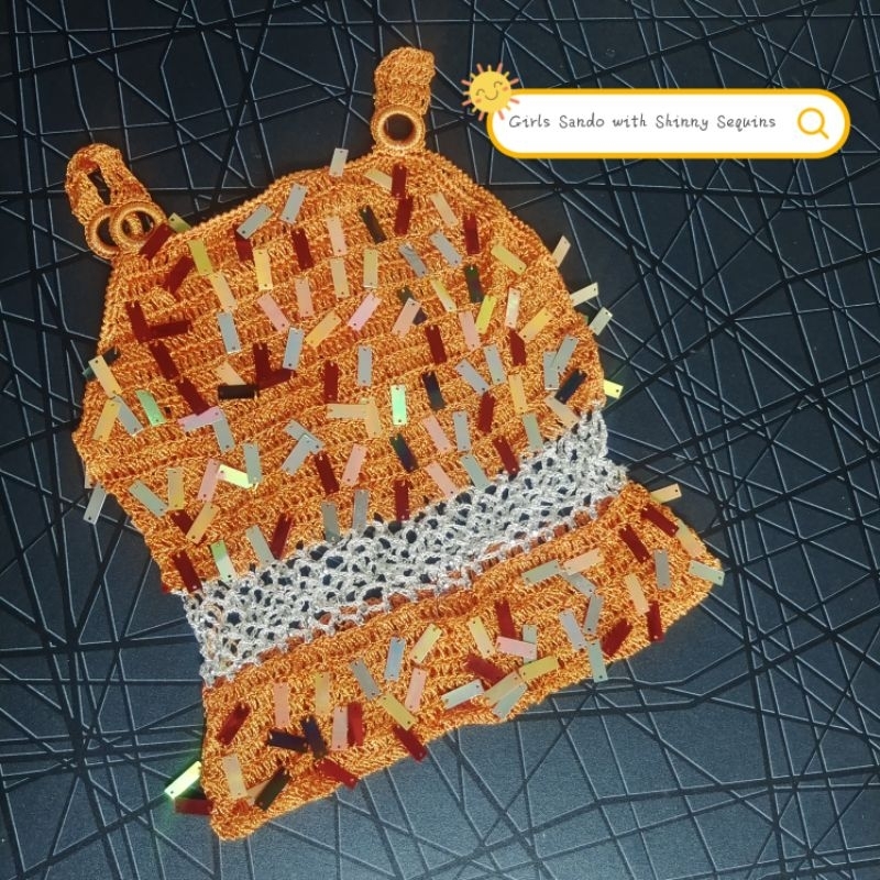 Brand New Girls Sando with Sequins 2-4 y/o | Shopee Philippines