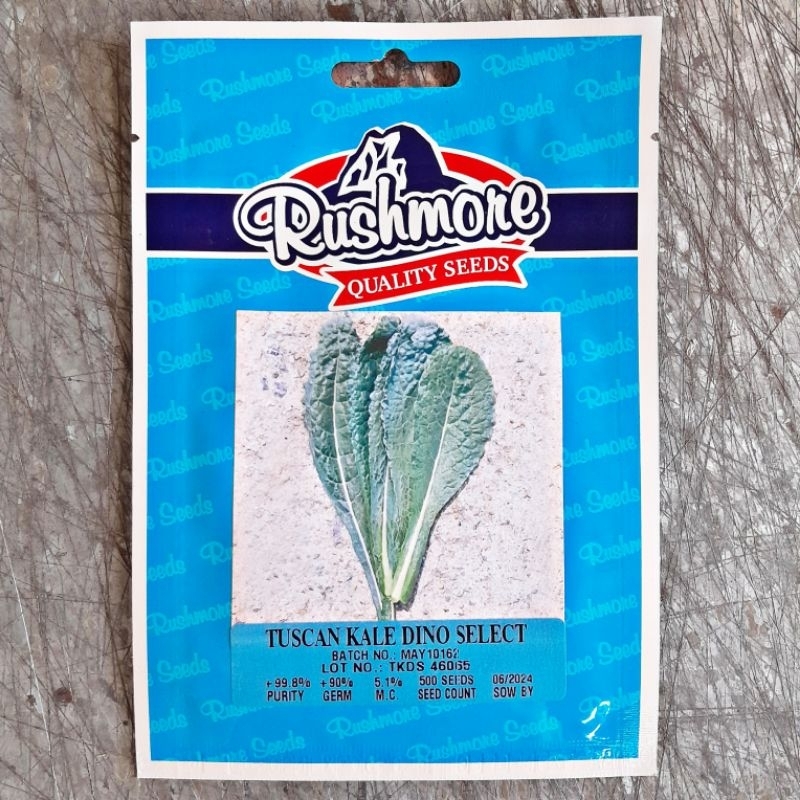 TUSCAN KALE DINO SELECT / TOSCANA KALE SEEDS (500 SEEDS) by RUSHMORE ...