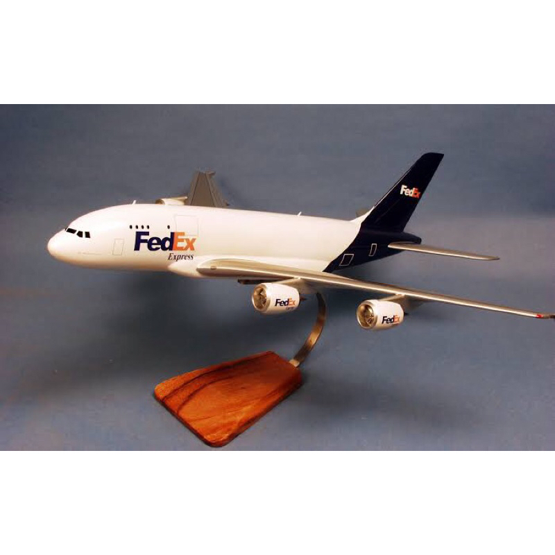 FLS 18 inches FedEx Diecast Metal Airplane Collection with Stand for ...